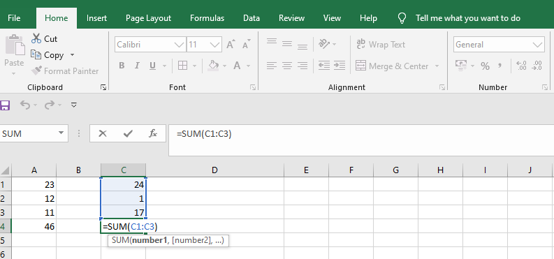 formula sum | InterviewGIG