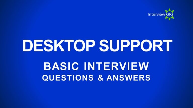 Technical Support Interview Questions and Answers ( 2025 )