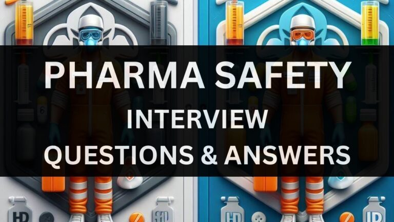 Quality Assurance Interview Questions and Answers in Pharma
